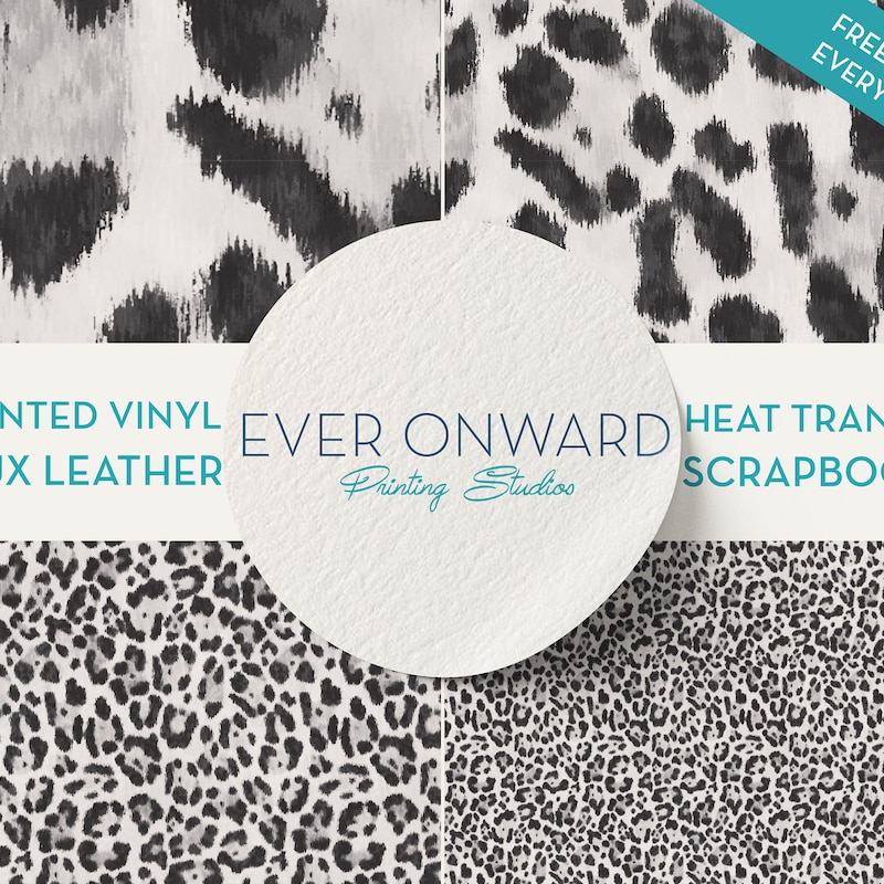 Leopard Print Vinyl Faux - Etsy