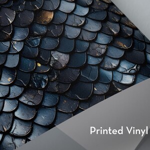 Black Dragon Scales Vinyl, HTV, Indoor Vinyl, Printed Vinyl, Patterned ...