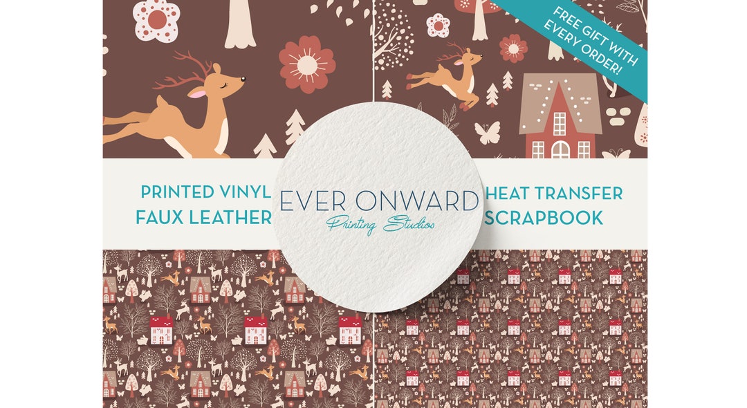 Boho Deer Craft Vinyl, HTV, Indoor Vinyl, Printed Vinyl, Patterned ...