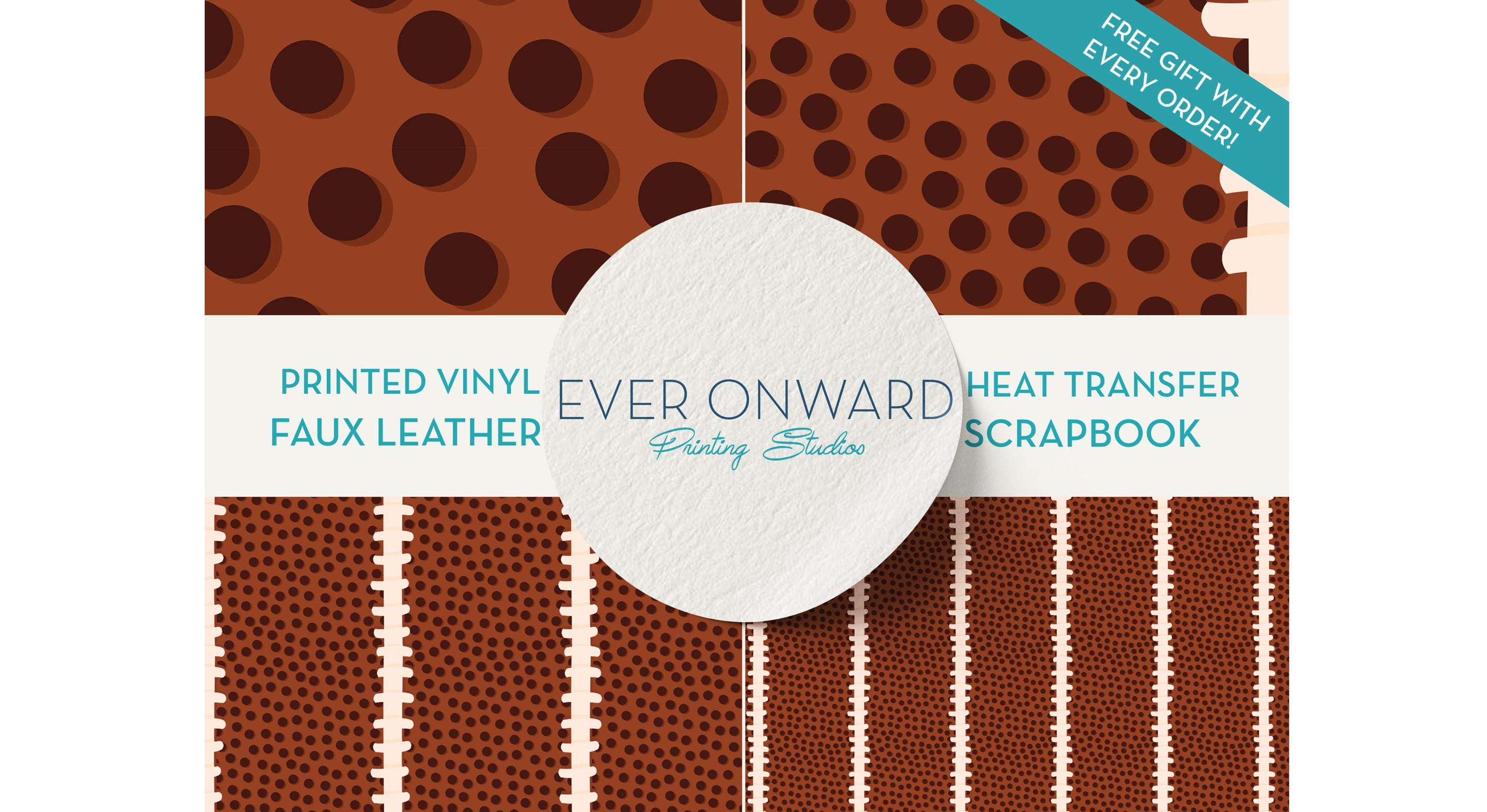 Leather Football Skin Vinyl, HTV, Indoor Vinyl, Printed Vinyl ...