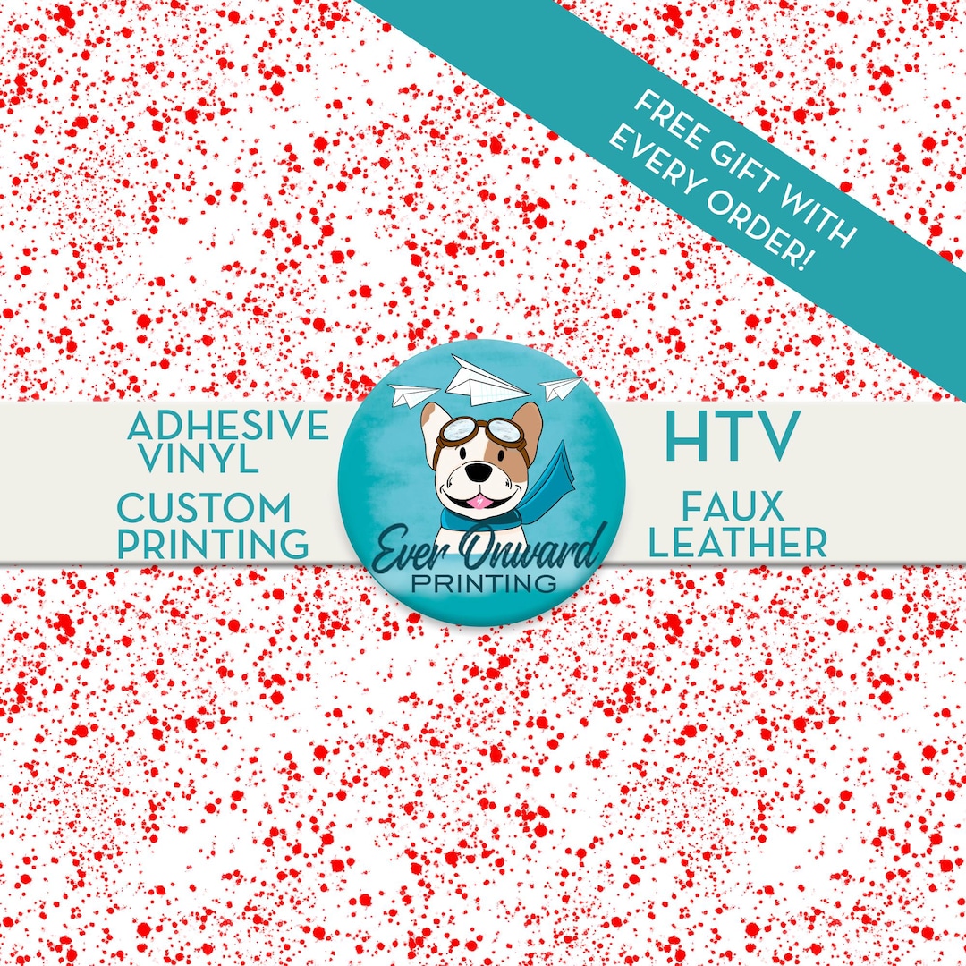 True Crime Blood Splatter Vinyl, HTV, Indoor Vinyl, Printed Vinyl ...