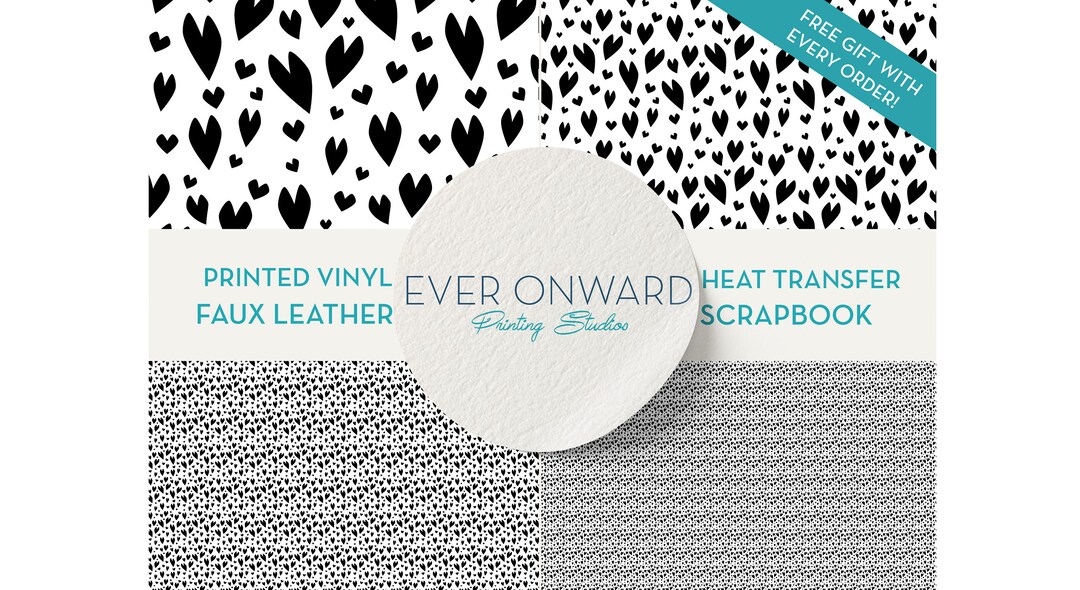 Valentine's Day Hearts Vinyl, HTV, Indoor Vinyl, Printed Vinyl ...