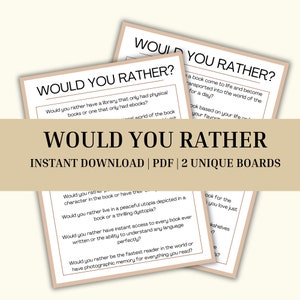 Printable Book Club Activity Guide, Book Club Icebreakers and Games ...