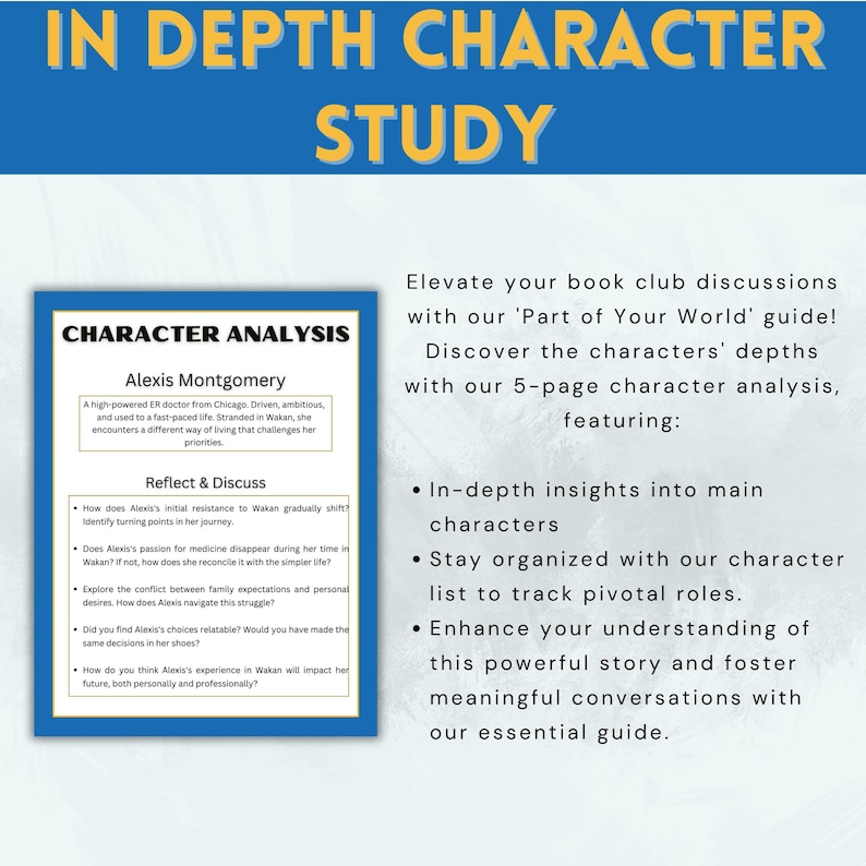 Part of Your World by Abby Jimenez Book Club Discussion Guide Printable ...