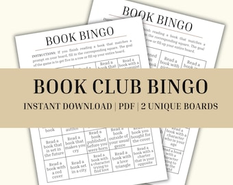 Romance Novel Book Bingo Printable Reading Activity, Fun Idea for Book ...