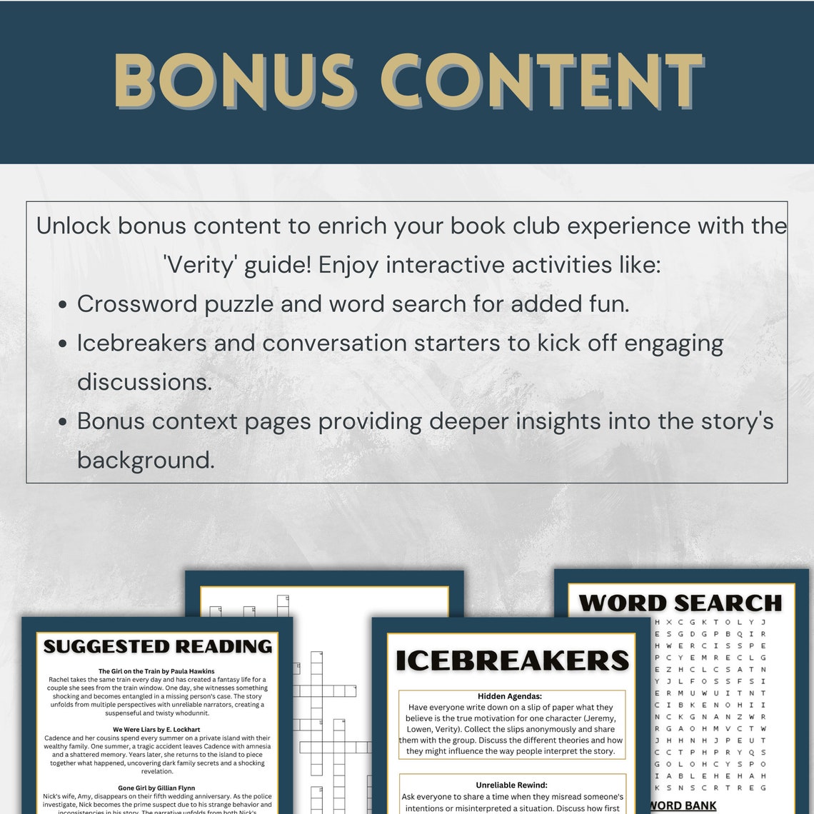 Verity by Colleen Hoover, Book Club Discussion Guide Printable ...