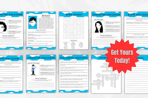 Wonder R J Palacio Questions