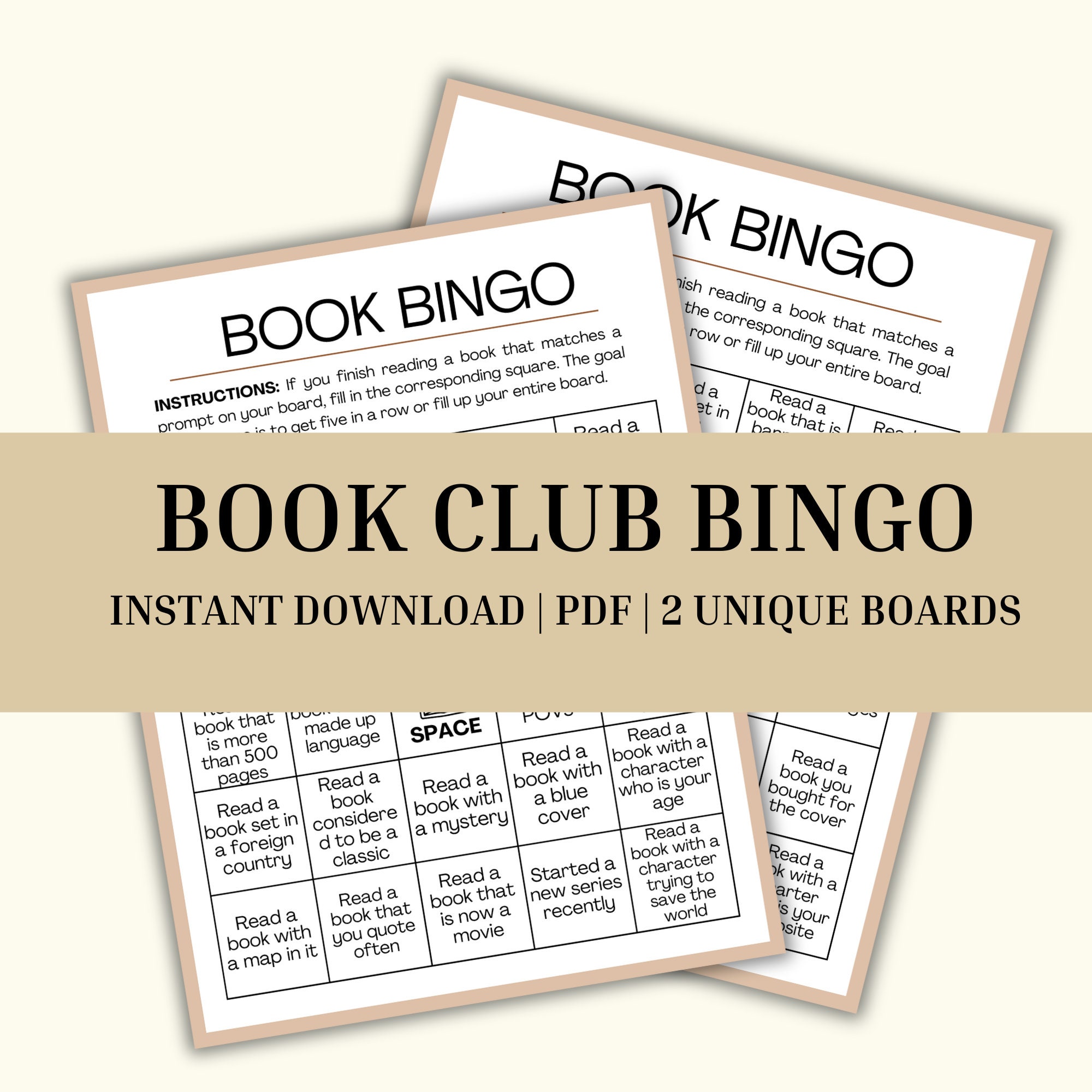 Printable Book Club Activity Guide, Book Club Icebreakers and Games ...