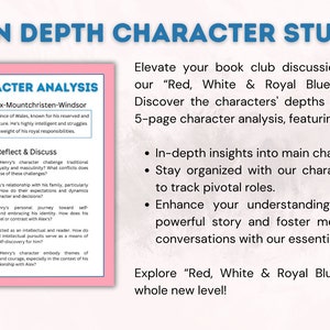 Red White & Royal Blue by Casey Mcquiston, Book Club Discussion Guide ...