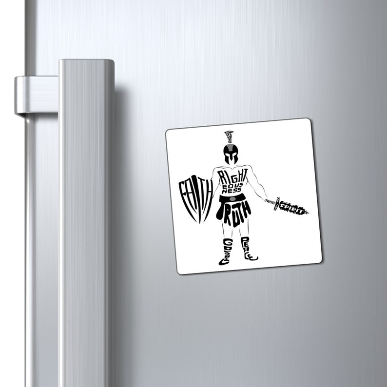 Full Armor of God Fridge Magnet Picture, Faith Based, Christian Art ...