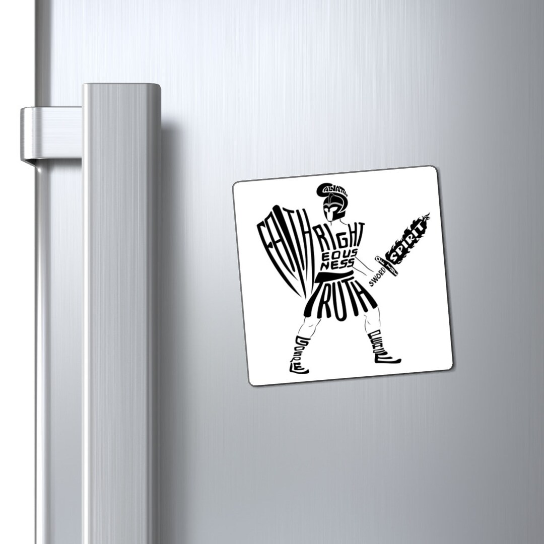 Full Armor of God Fridge Magnet Ephesians 6, Bible Verse, Christian Art ...