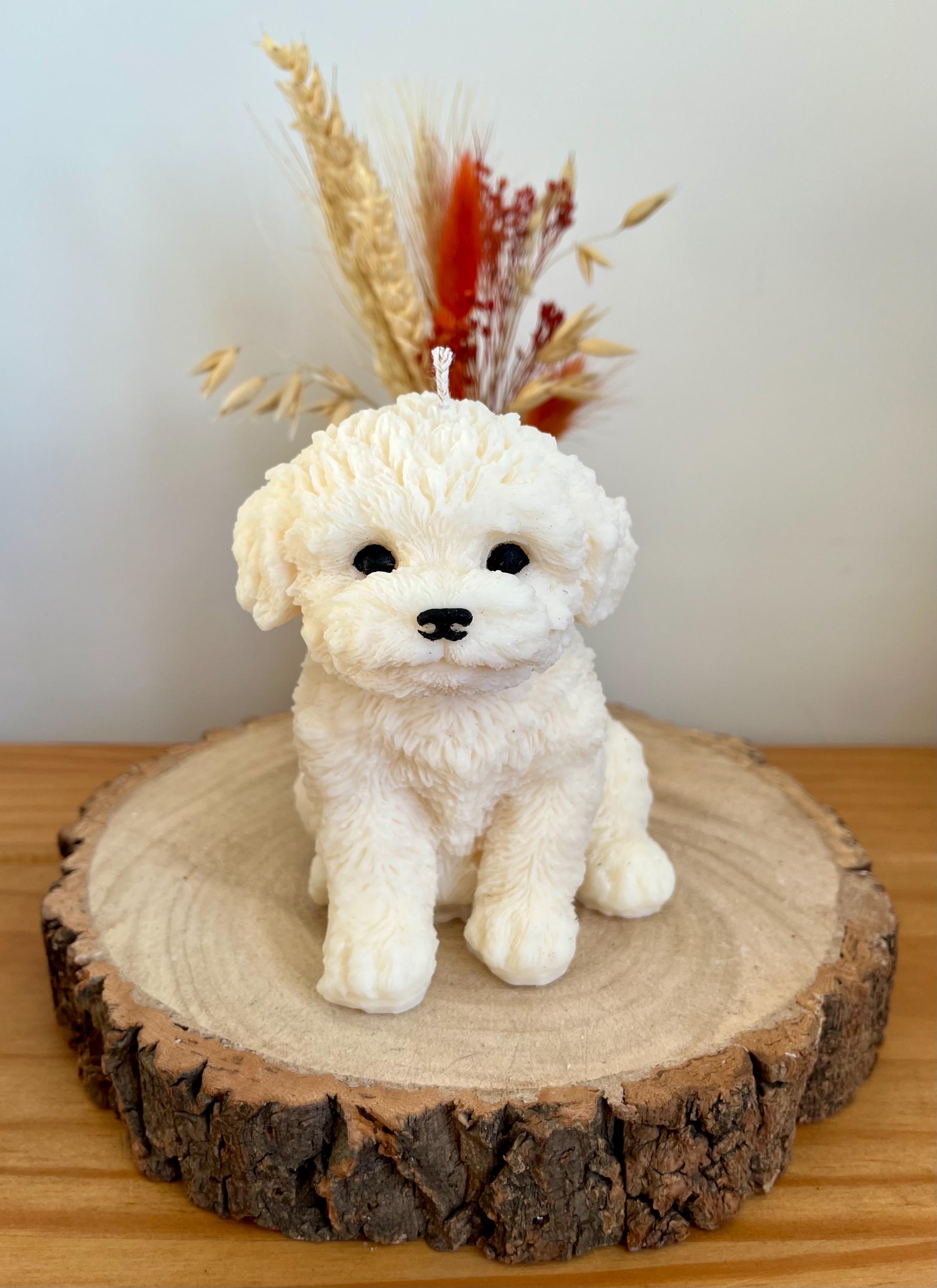 Large Puppy Dog Candle: 100% Soy Wax, Dog Lover Gift - Etsy UK