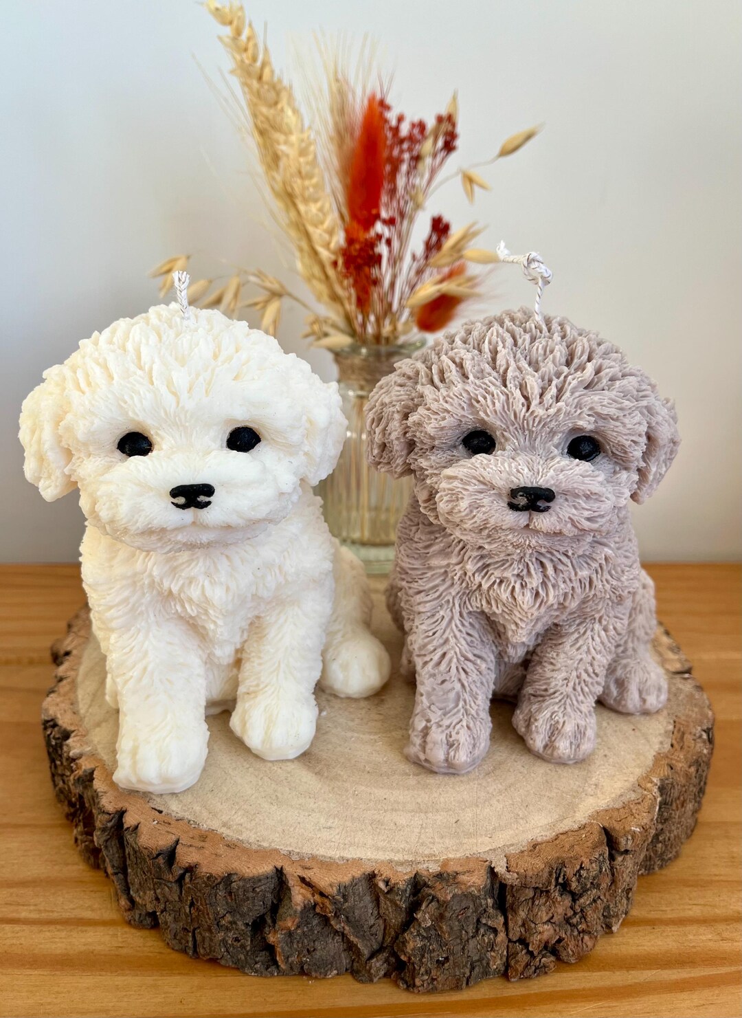 Large Puppy Dog Candle: 100% Soy Wax, Dog Lover Gift - Etsy UK