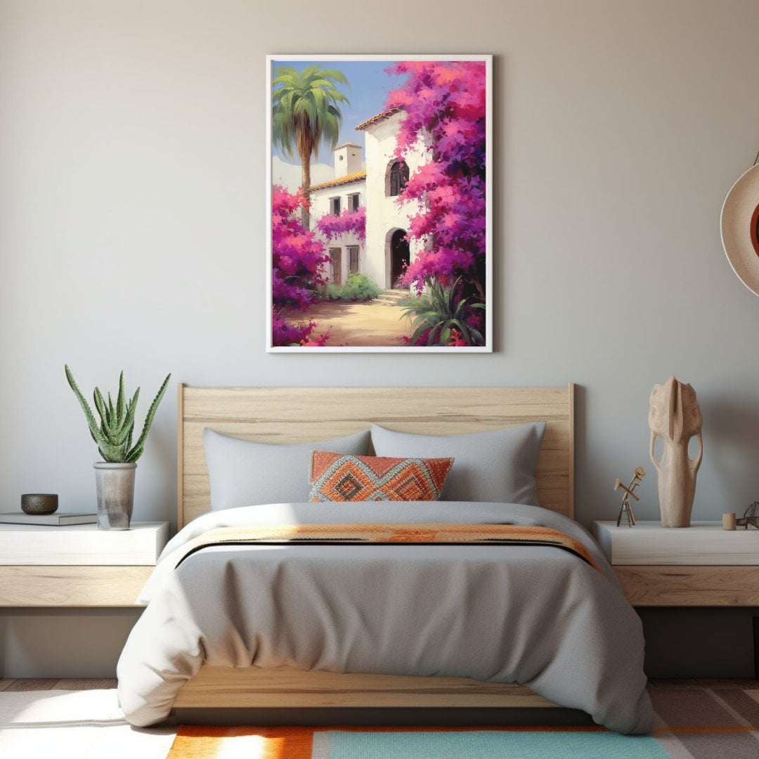 Vintage Mexican Wall Art, Oaxaca Arte Print, Antique Oil Painting ...