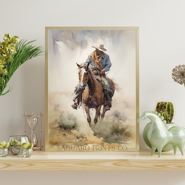 Extra Large Western Canvas Wall Art - Etsy