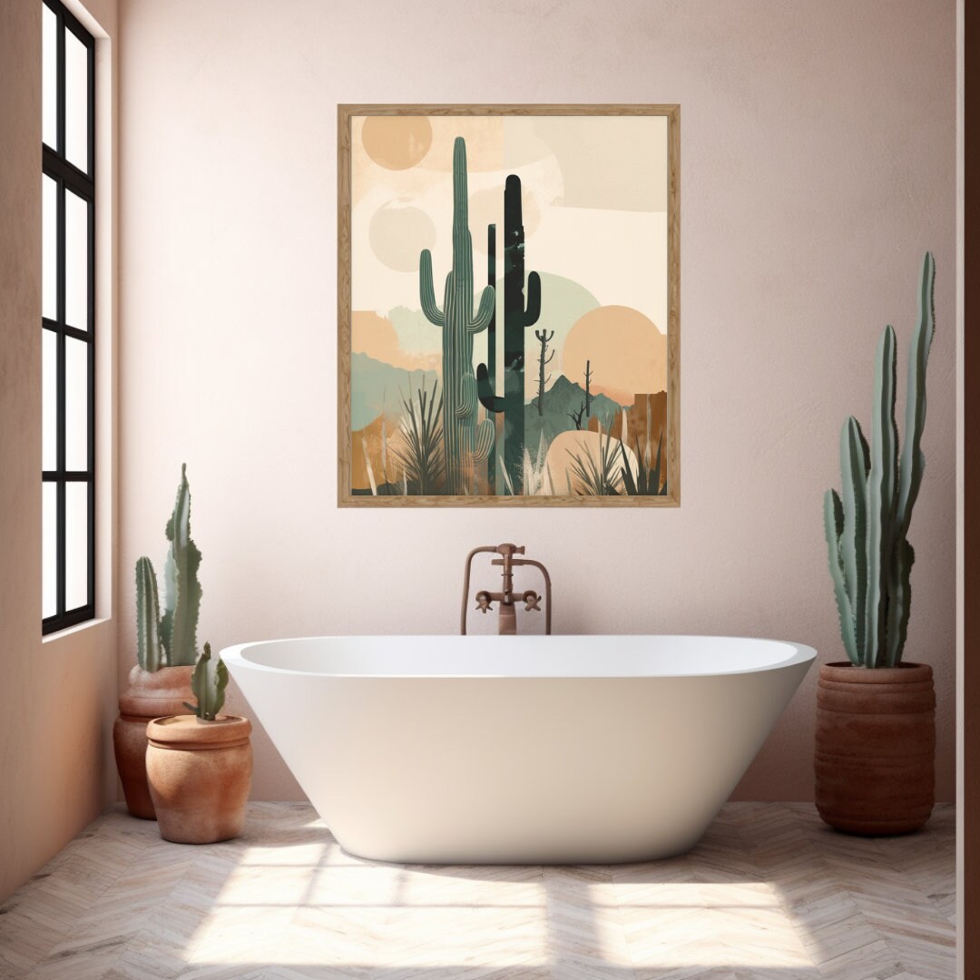 Arizona Desert Landscape Digital Wall Art Rustic Home Decor - Etsy