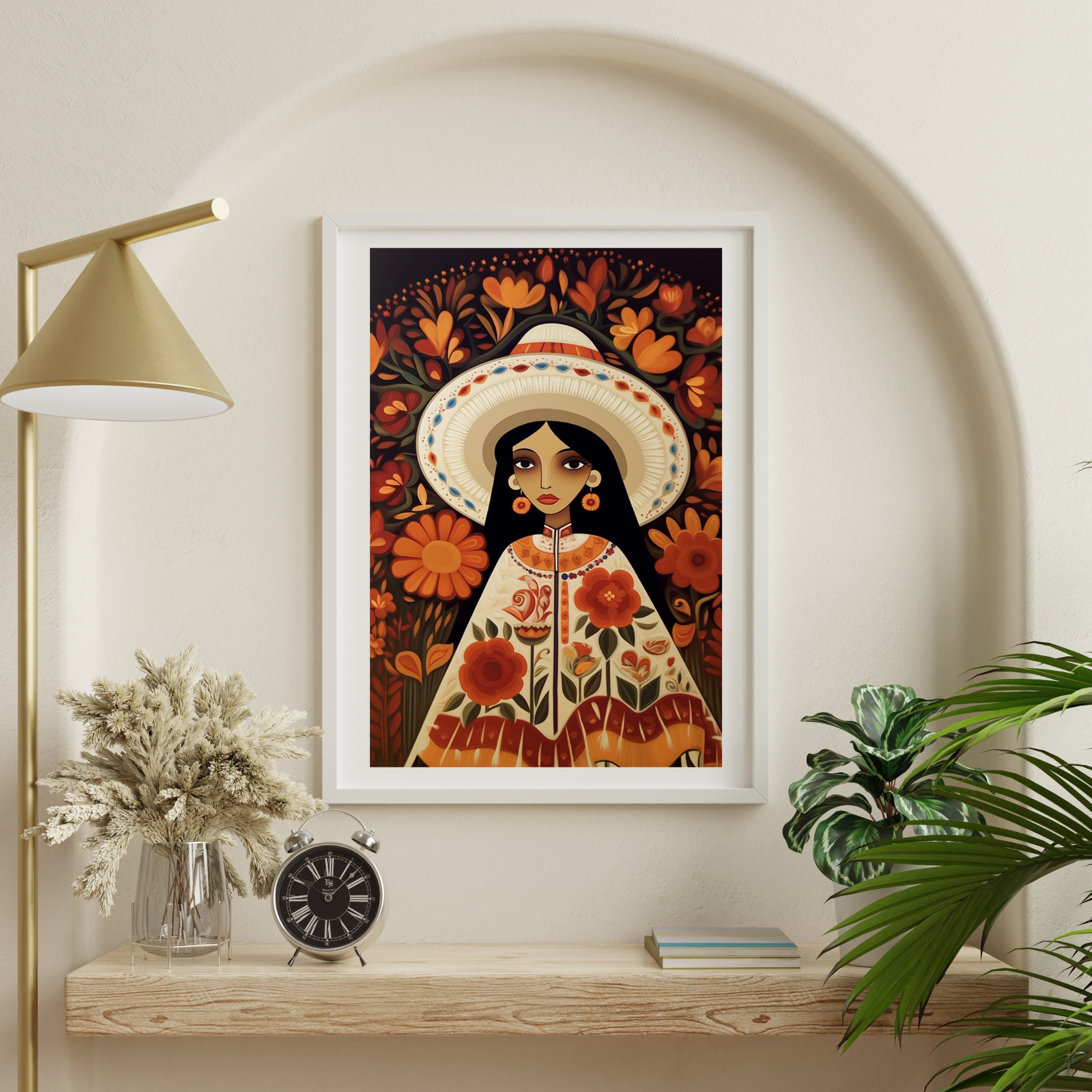 Mexican Folk Art, Modern Rustic Hispanic Home Decor, Southwestern ...
