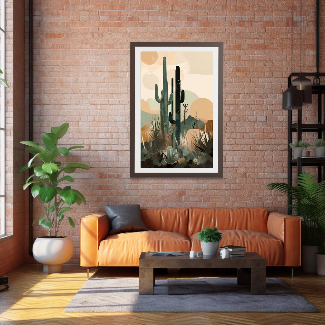 Arizona Desert Landscape Digital Wall Art Rustic Home Decor - Etsy