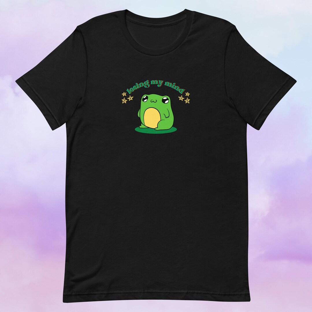 Cute Frog T-shirt, Meme Shirt, Funny Saying Shirt, Retro Graphic Shirt ...