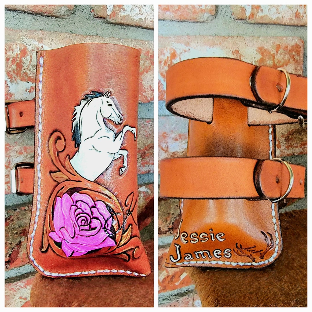 Custom Rodeo Flag Boot, Back Straps - Etsy