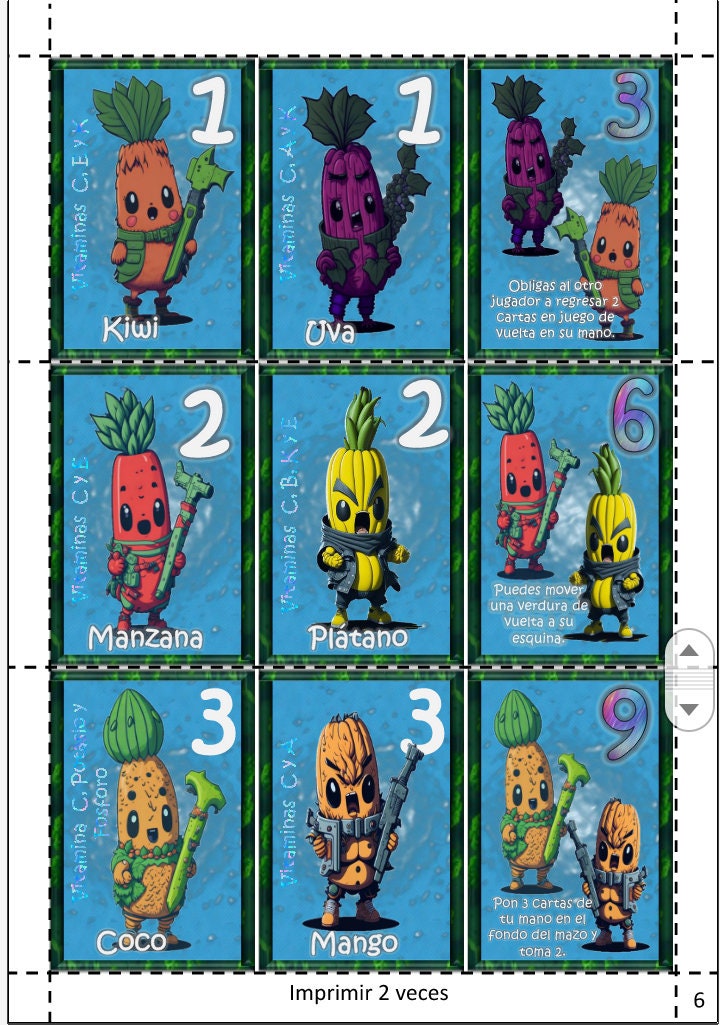 Fruits Vs Vegetables Board Game print and Play - Etsy