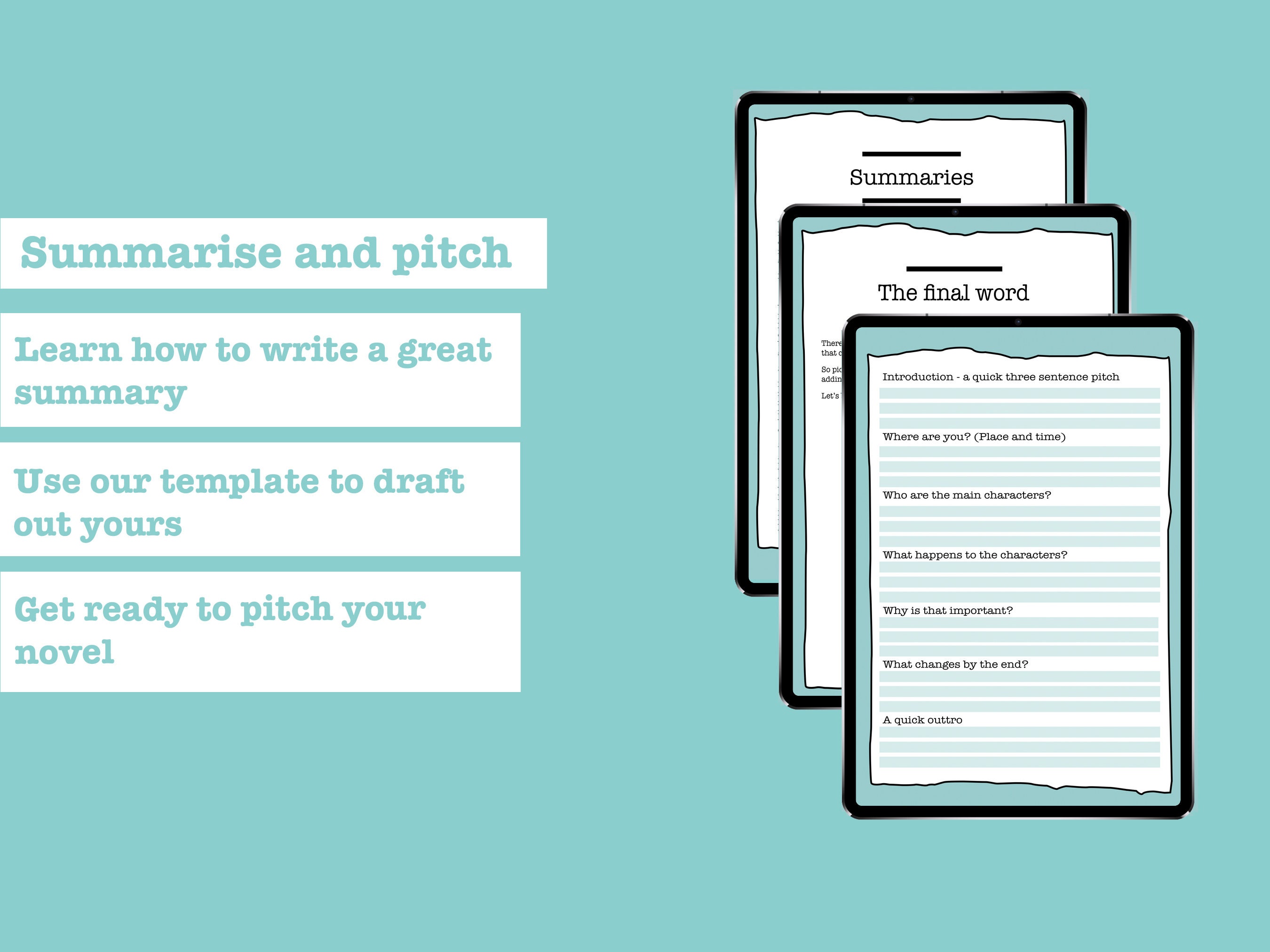 A Complete Novel Writing Guide, Planner and Workbook. - Etsy