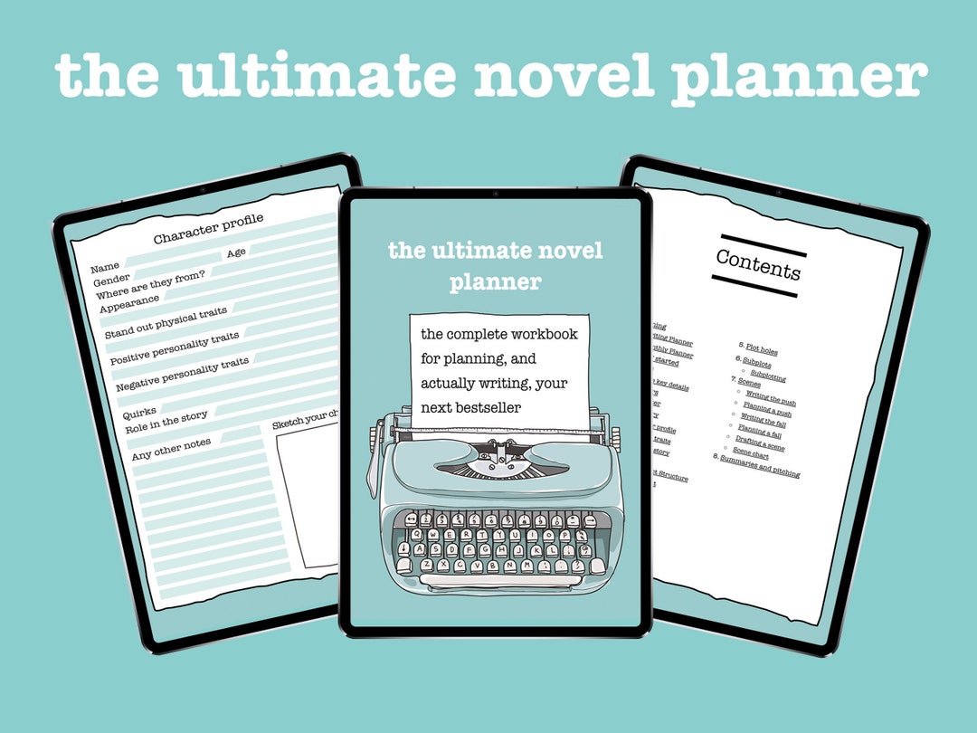 A Complete Novel Writing Guide, Planner and Workbook. - Etsy