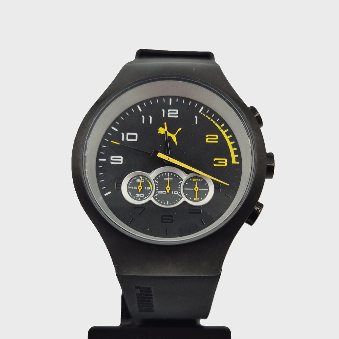 Puma Quartz Chronograph – Sporty Style With Functionality - Etsy