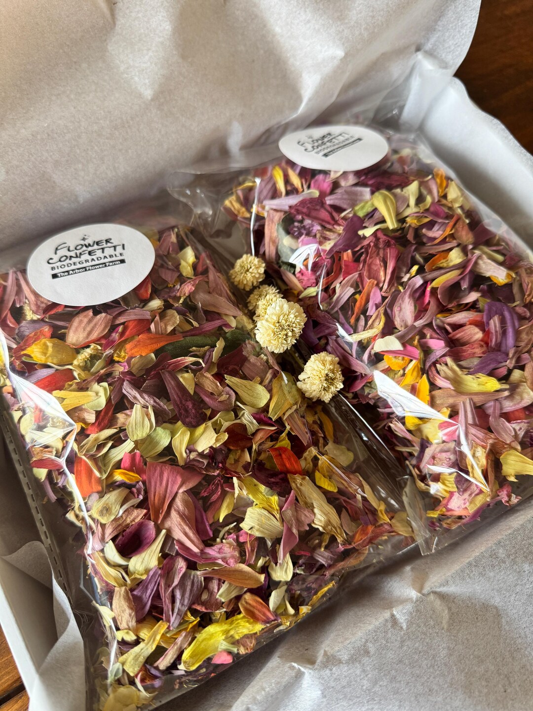 Flower Confetti, Botanical, Wedding Toss, Floral Blessings, Biodegradable, Wedding Confetti ...