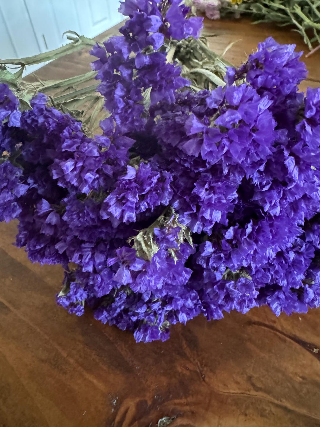 Dried Purple Statice Stems, Dried Flowers, Dried Flower Craft Kit, DIY ...
