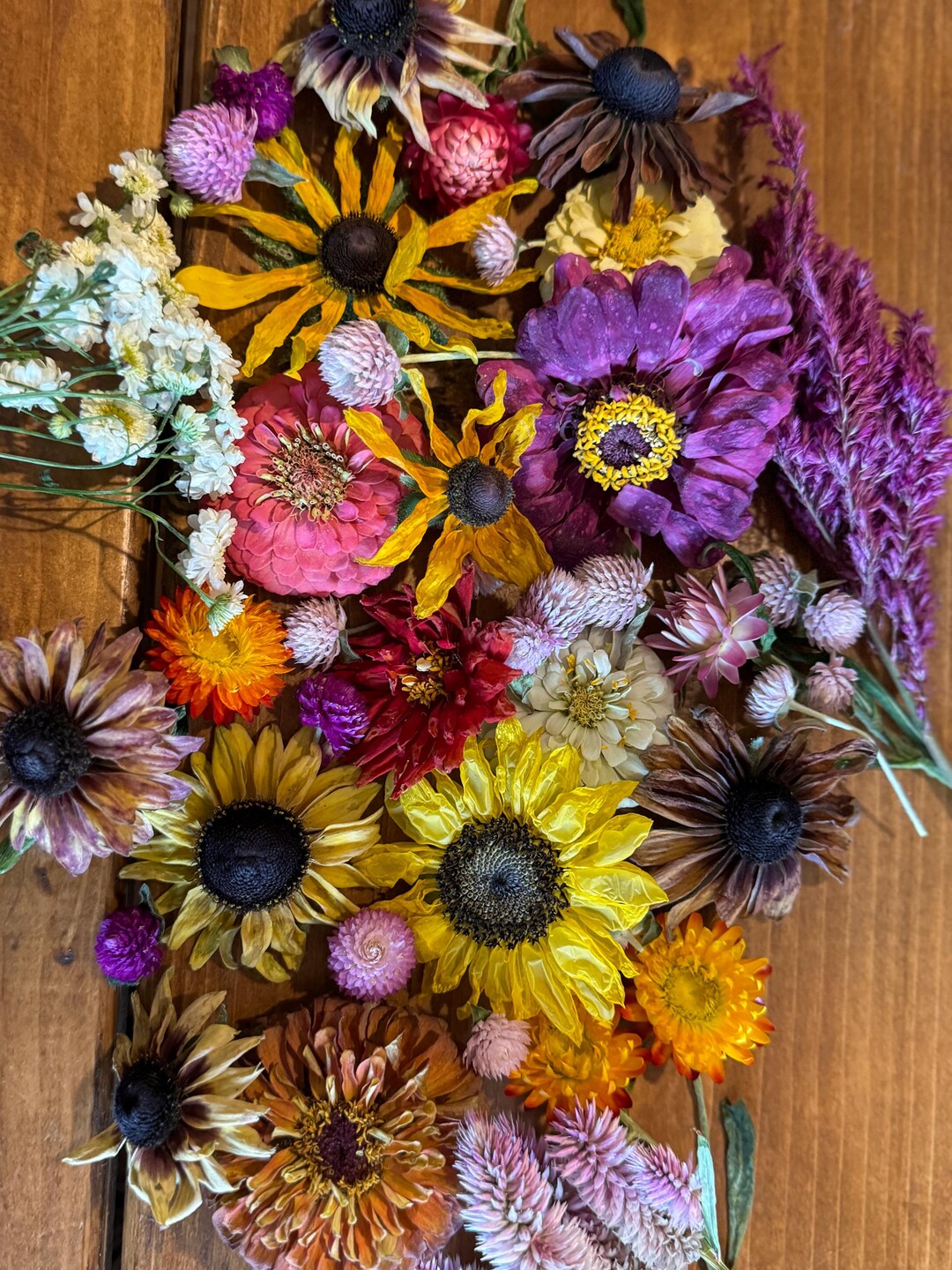 Dried Preserved Mixed Flower Heads, Dried Flowers, Dried Flower Heads ...