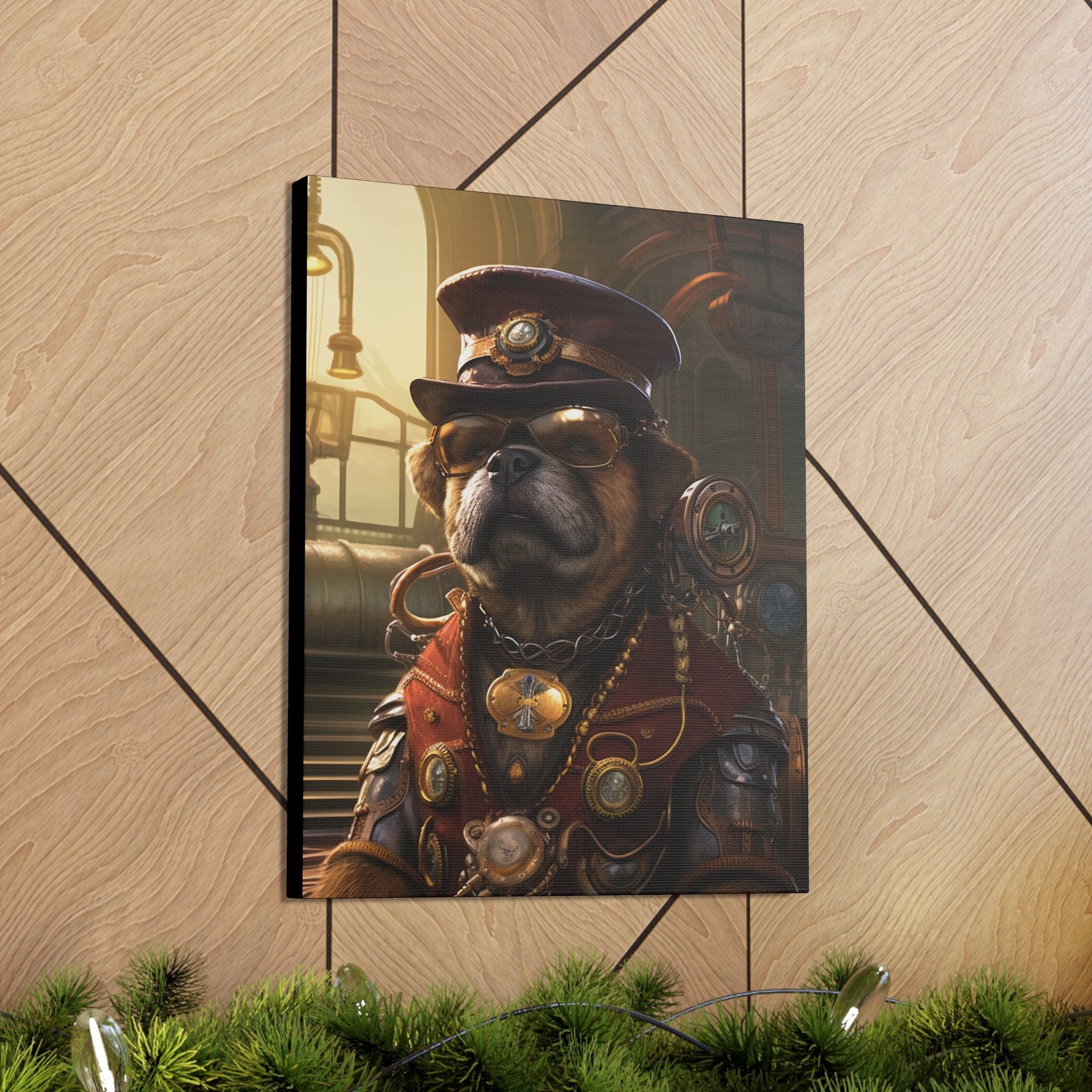 Time Bandit Pug - Steampunk Canvas Gallery Wrap - Etsy