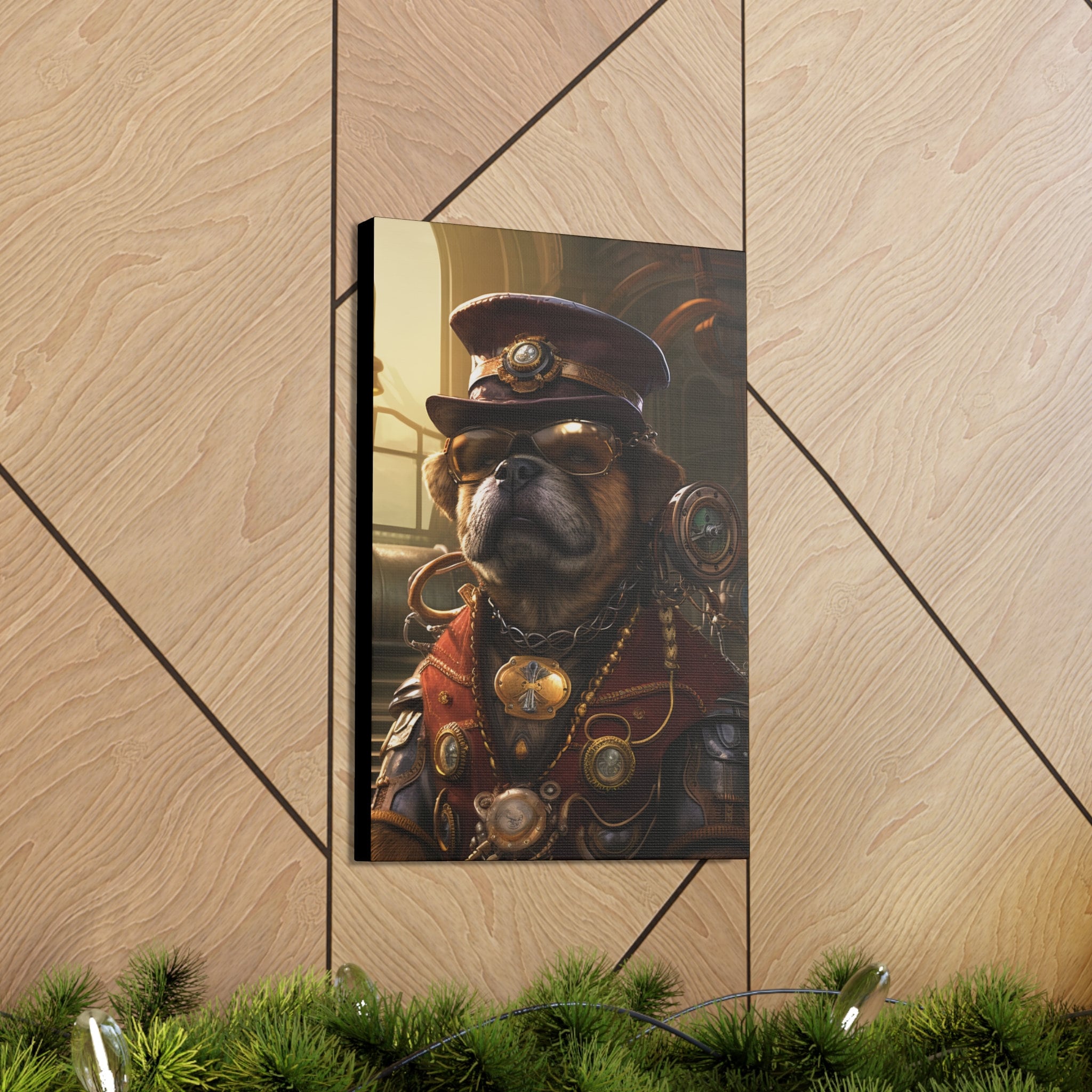 Time Bandit Pug - Steampunk Canvas Gallery Wrap - Etsy