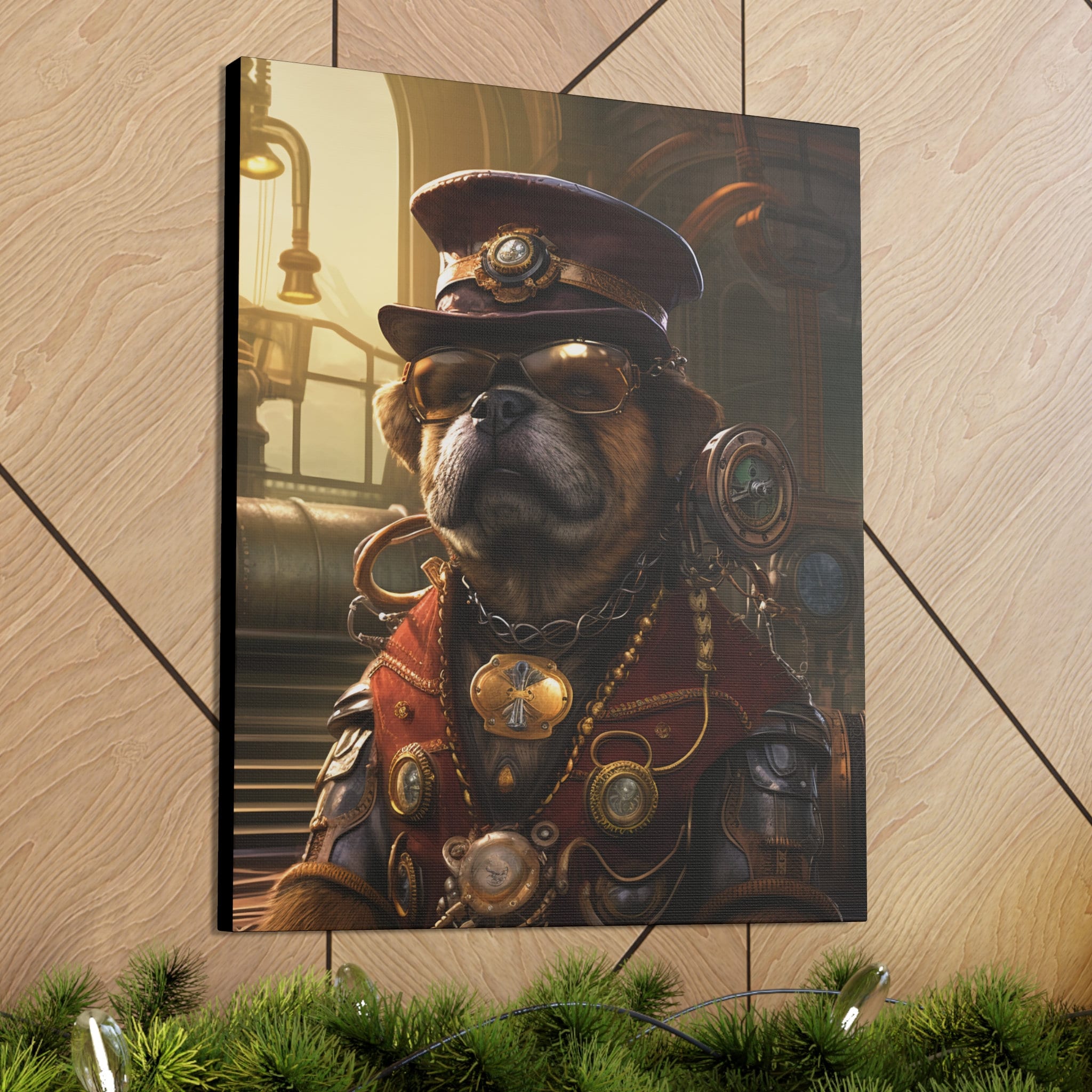 Time Bandit Pug - Steampunk Canvas Gallery Wrap - Etsy
