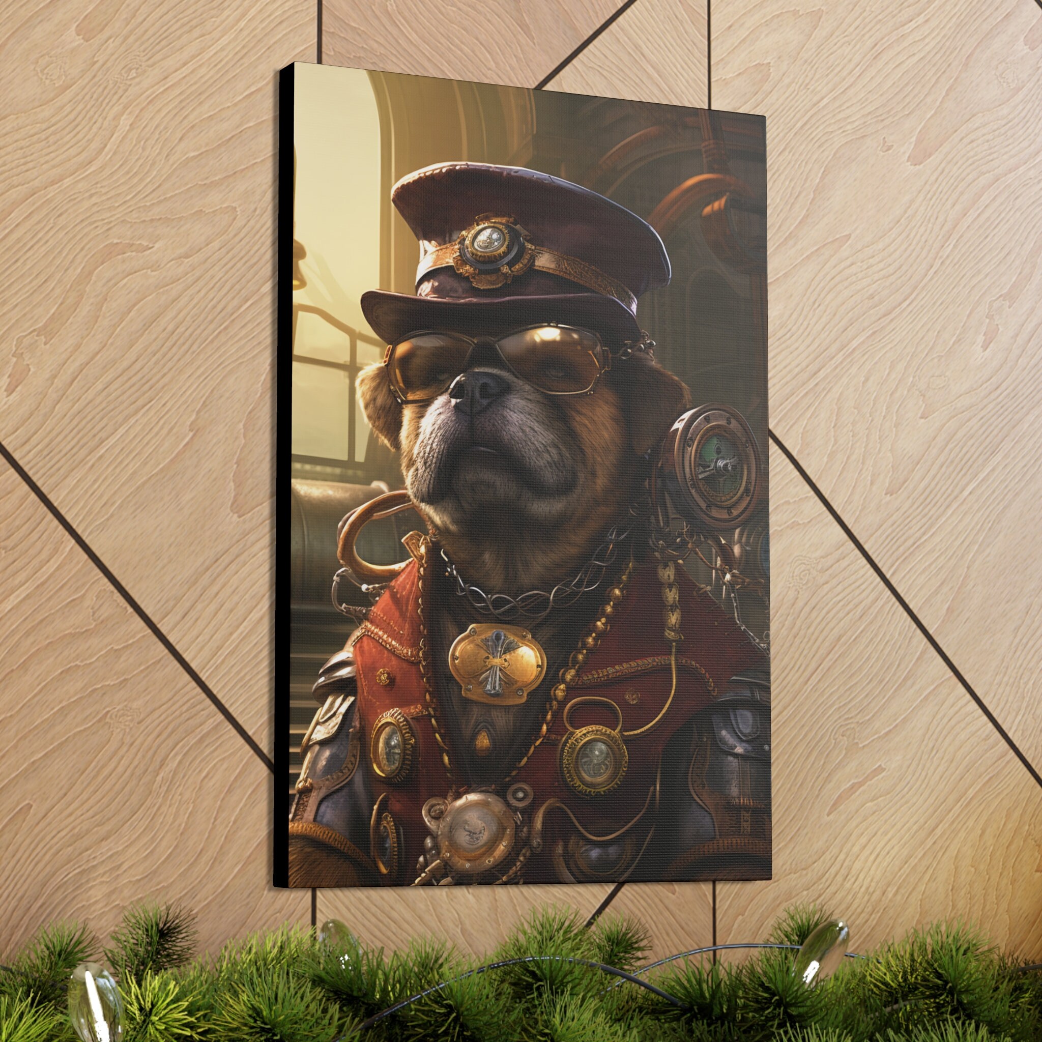 Time Bandit Pug - Steampunk Canvas Gallery Wrap - Etsy