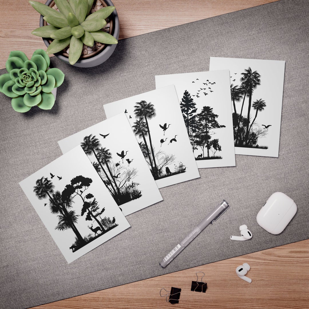 Natural Florida Series Greeting Cards 5-pack, Notecards, Florida Cards ...