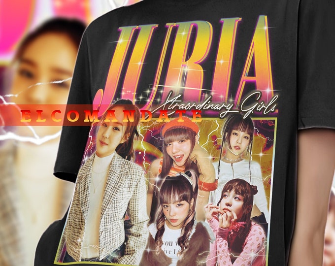XG Juria Bootleg 90s Tee - Xg Retro T-shirt - Kpop Merch - Kpop Shirt ...