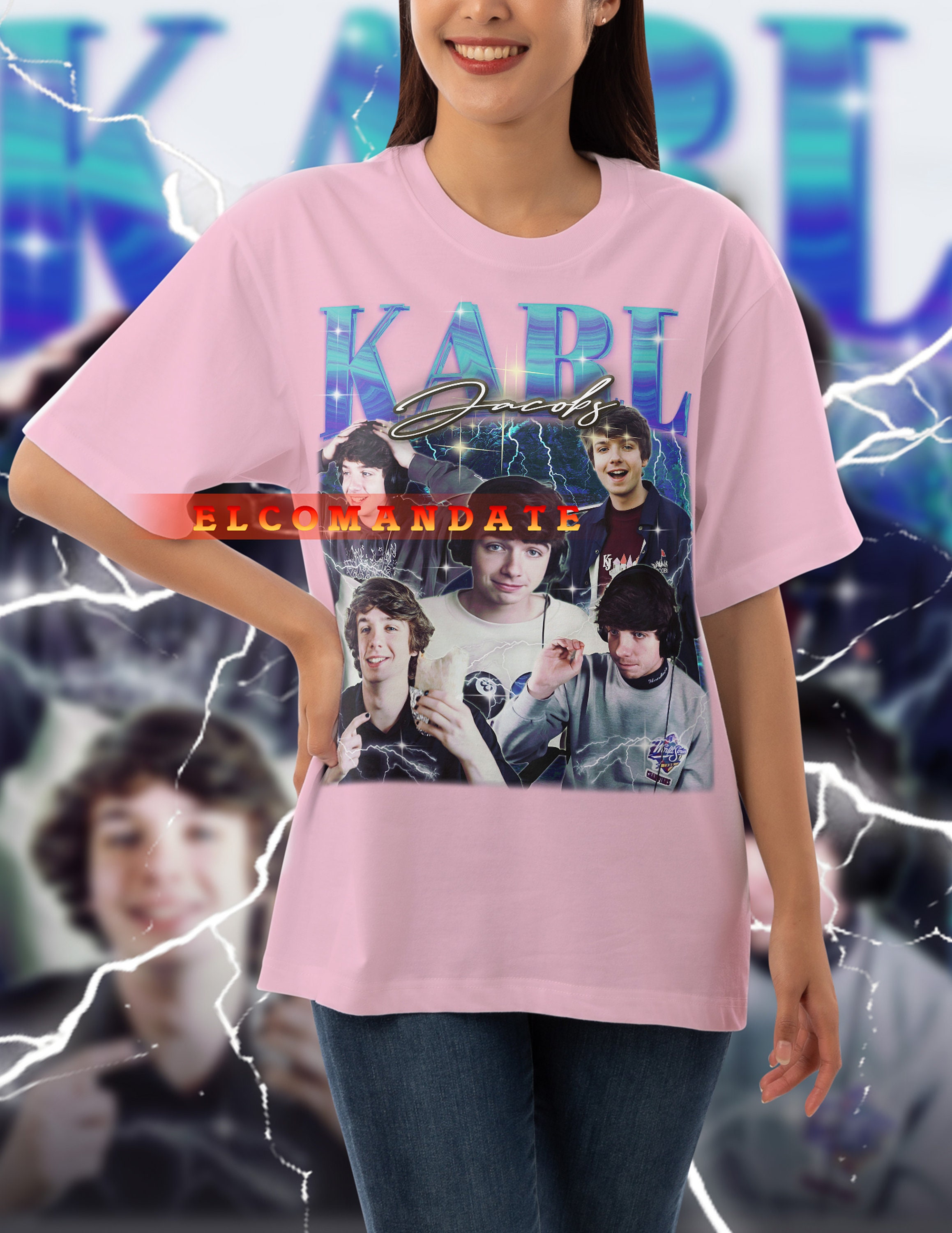 KARL JACOBS Vintage Shirt, Karl Jacobs Homage Tshirt, Karl Jacobs Fan ...