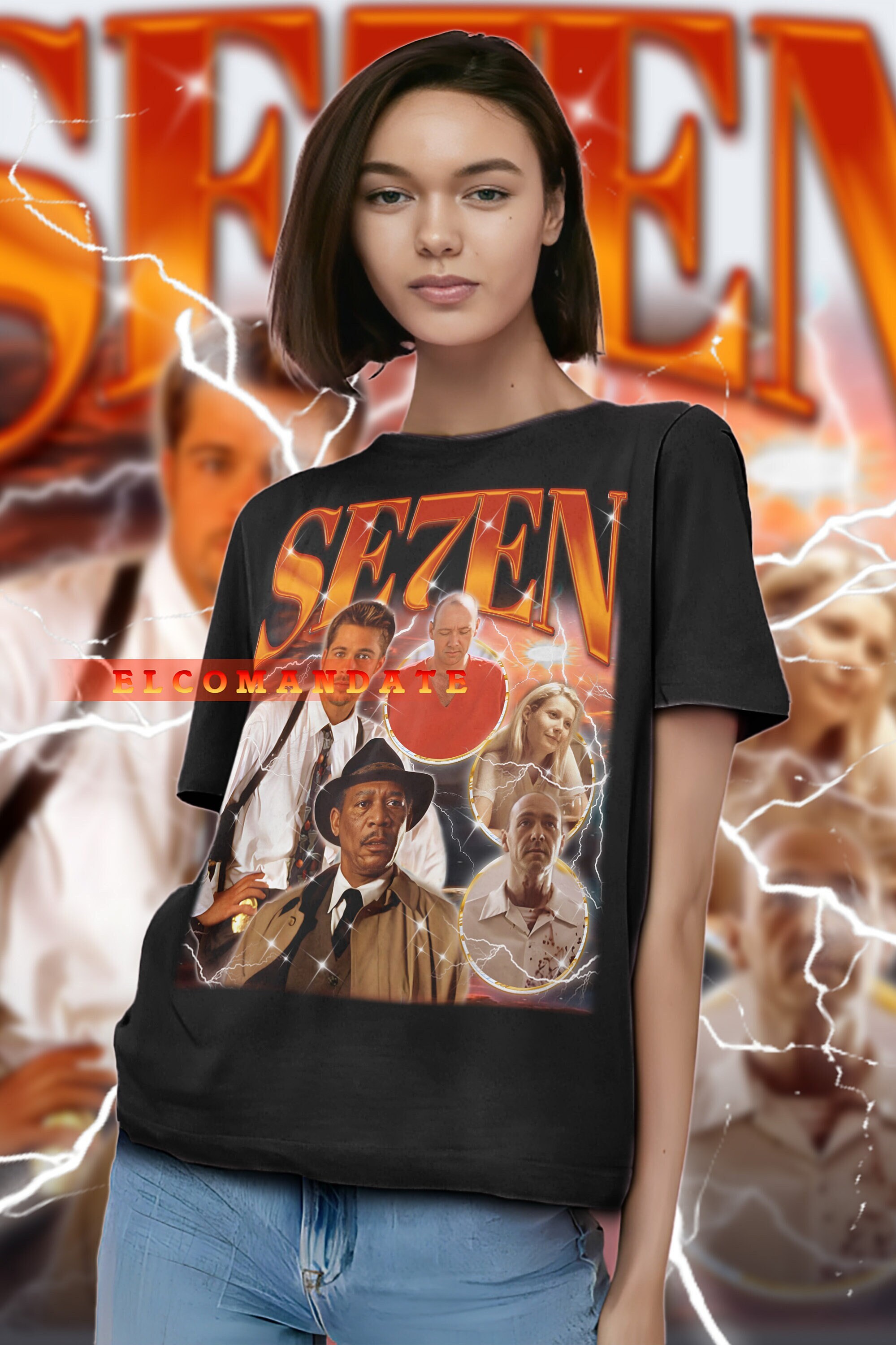 Se7en T Shirt - Etsy Se7en T Shirt - Etsy