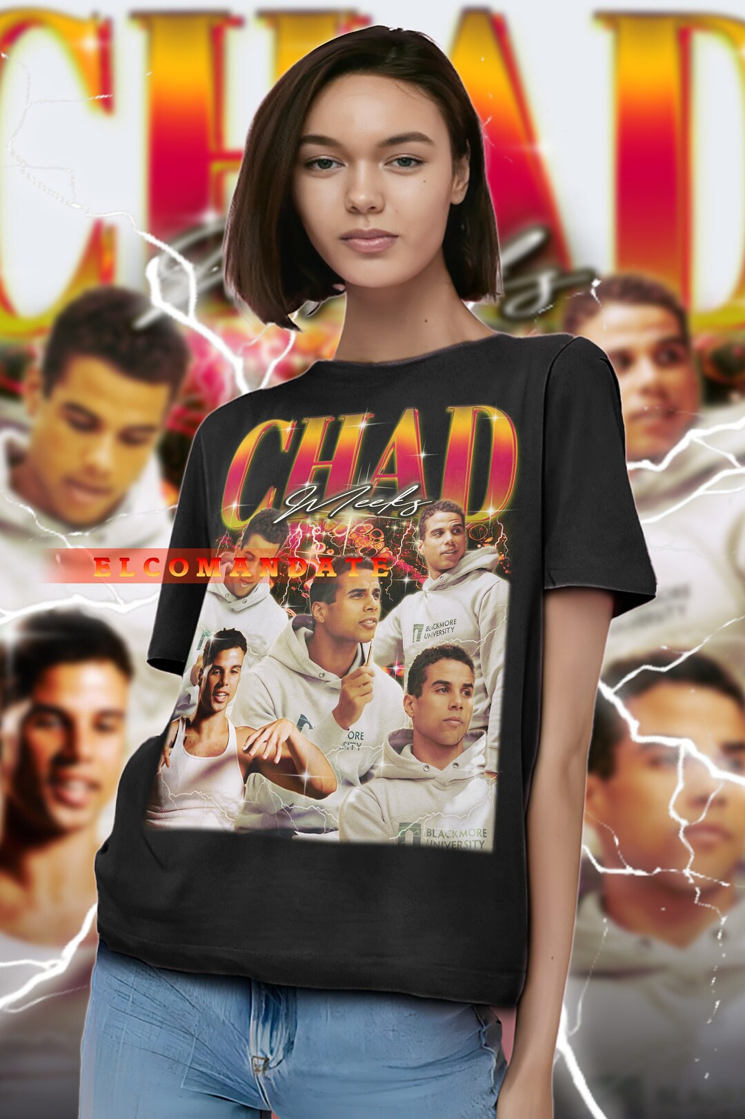 CHAD MEEKS Vintage Shirt, Chad Meeks Homage Tshirt, Chad Meeks Fan Tees ...