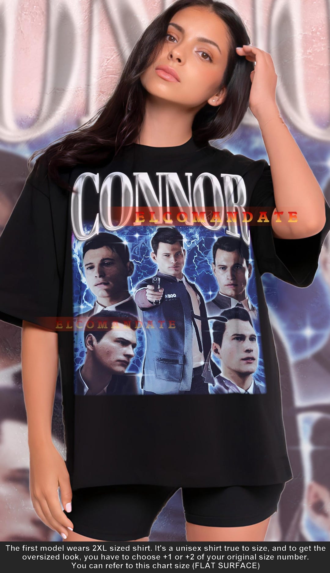 Bootleg CONNOR RK800 Shirt, Connor RK800 Vintage Shirt, Connor RK800 ...