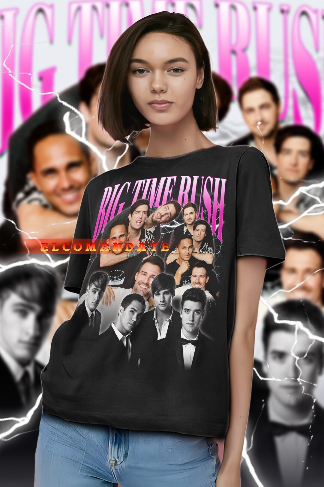 BIG TIME RUSH Vintage Shirt, Big Time Rush Homage Tshirt, Big Time Rush ...