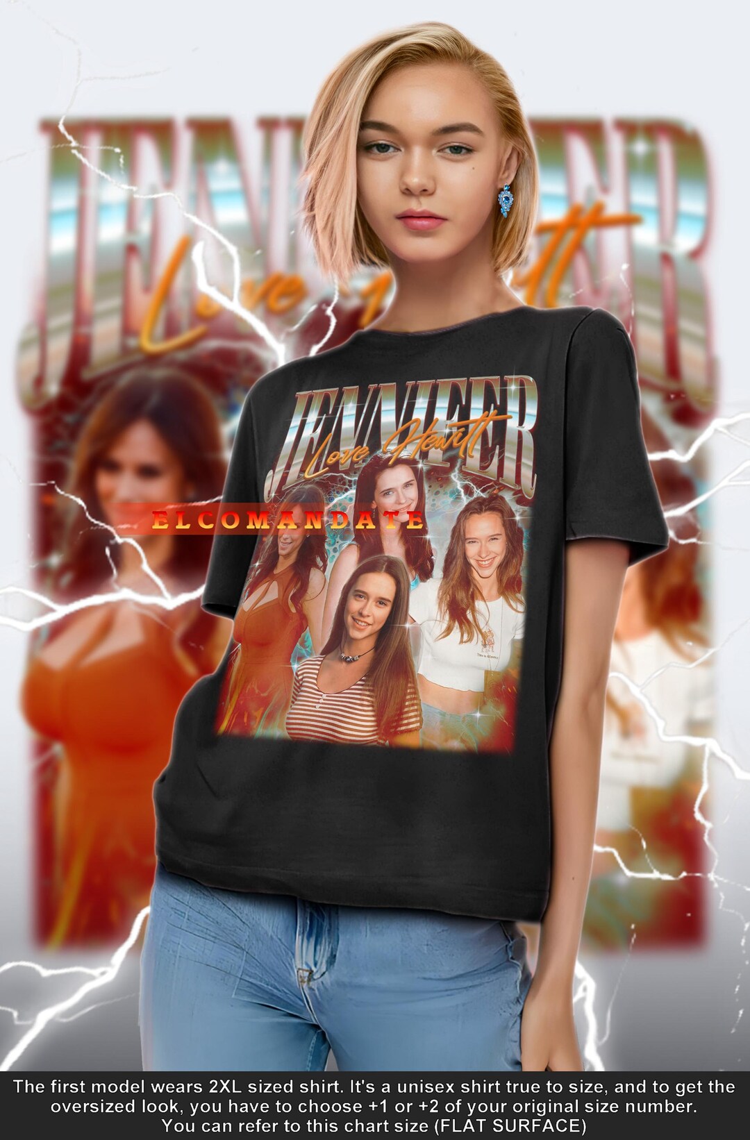 JENNIFER LOVE HEWITT Shirt, Jennifer Love Hewitt Vintage Shirt ...