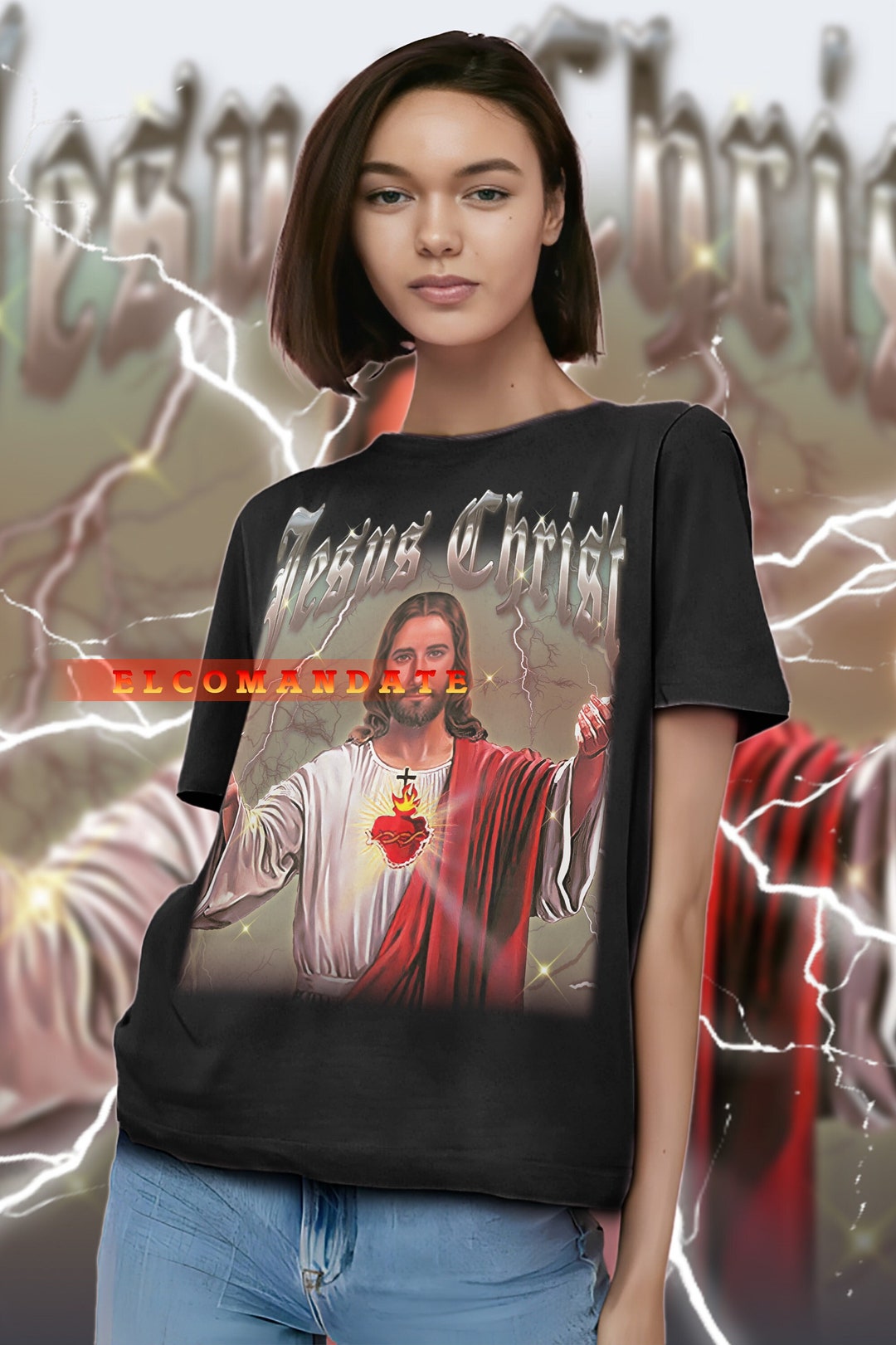 JESUS CHRIST Shirt, Jesus Savior Shirt, Jesus Loves You Tee, Christian ...