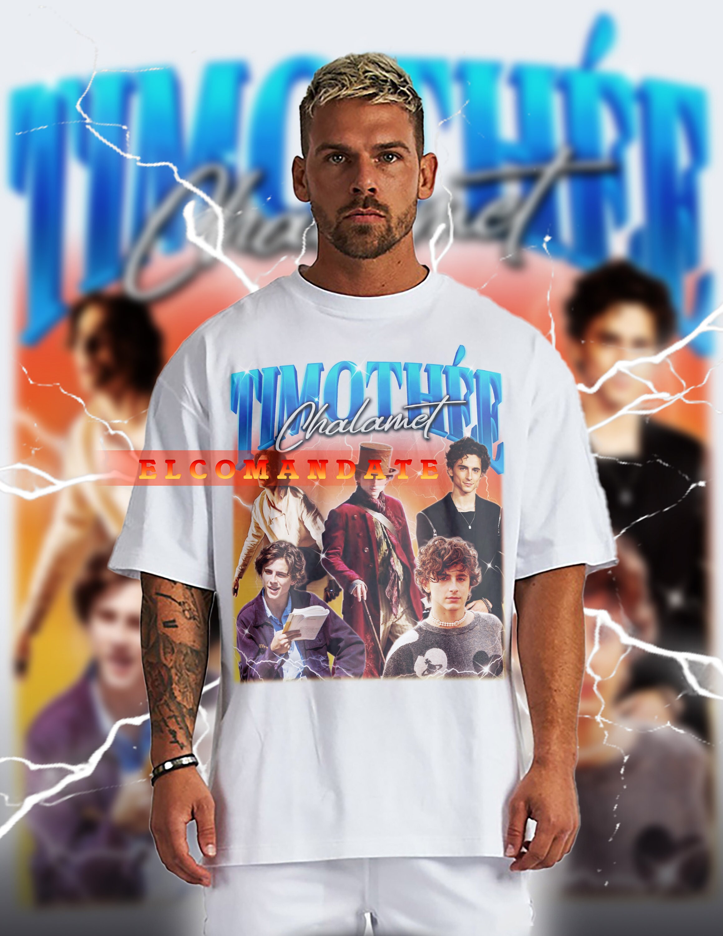 TIMOTHEE CHALAMET Vintage Shirt Timothee Chalamet Homage - Etsy