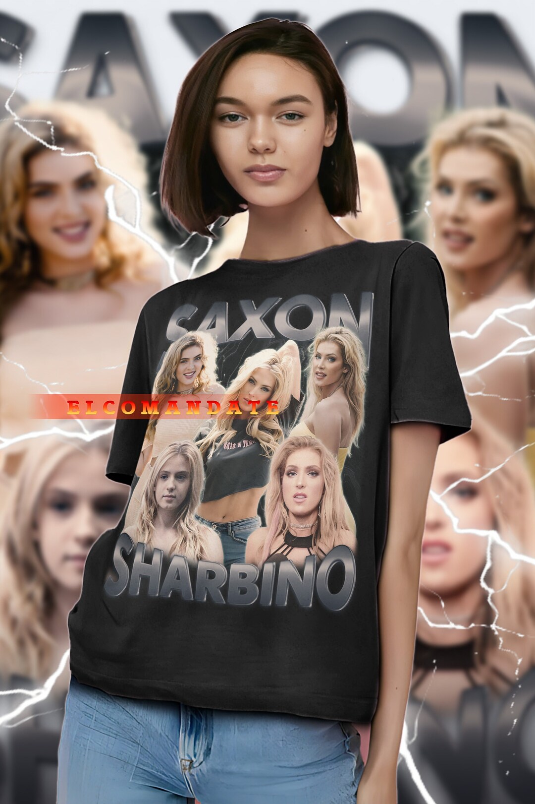 SAXON SHARBINO Vintage Shirt, Saxon Sharbino Homage Tshirt, Saxon ...