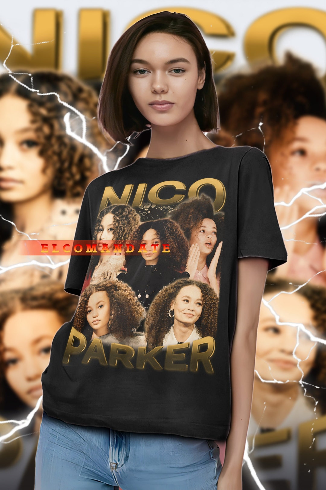 NICO PARKER Vintage Shirt, Nico Parker Homage Tshirt, Nico Parker Fan ...