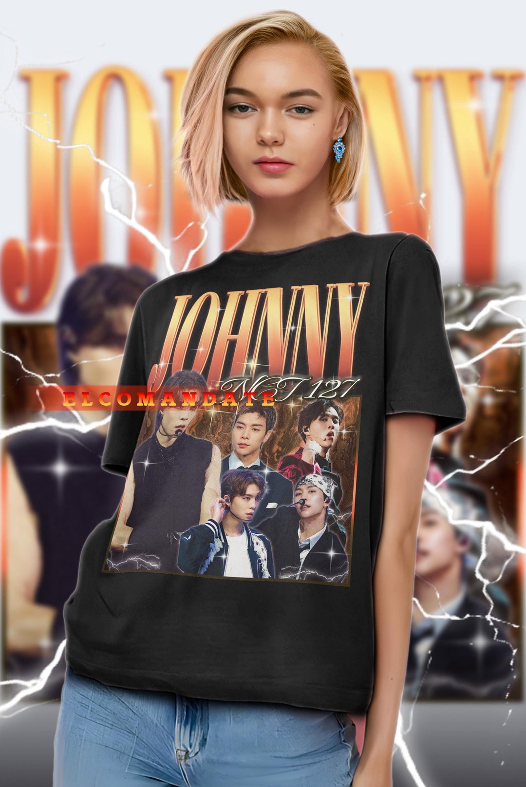 JOHNNY NCT 127 Shirt, Johnny Vintage Shirt, Johnny Retro 90s Tshirt ...