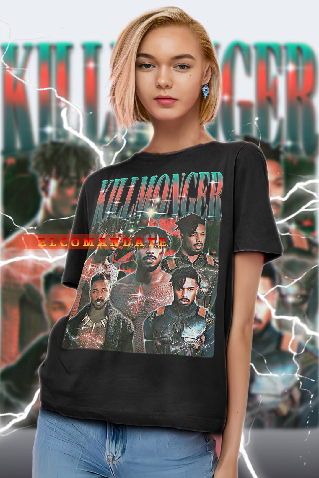 Killmonger KILLMONGER Shirt, Killmonger Vintage Shirt, Killmonger Retro ...