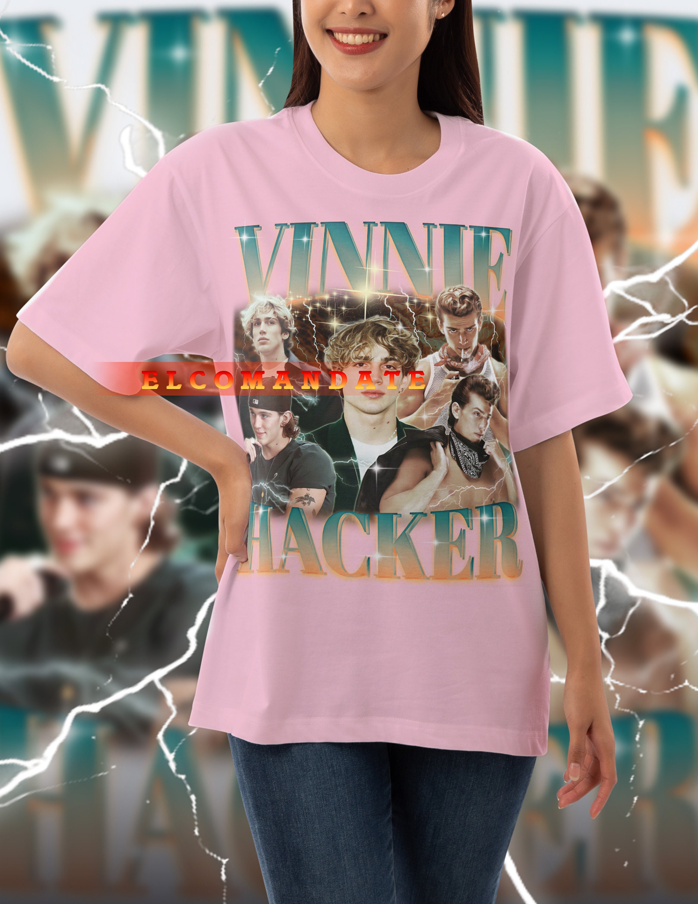 VINNIE HACKER Vintage Shirt, Vinnie Hacker Homage Tshirt, Vinnie Hacker Fan Tees, Vinnie Hacker ...